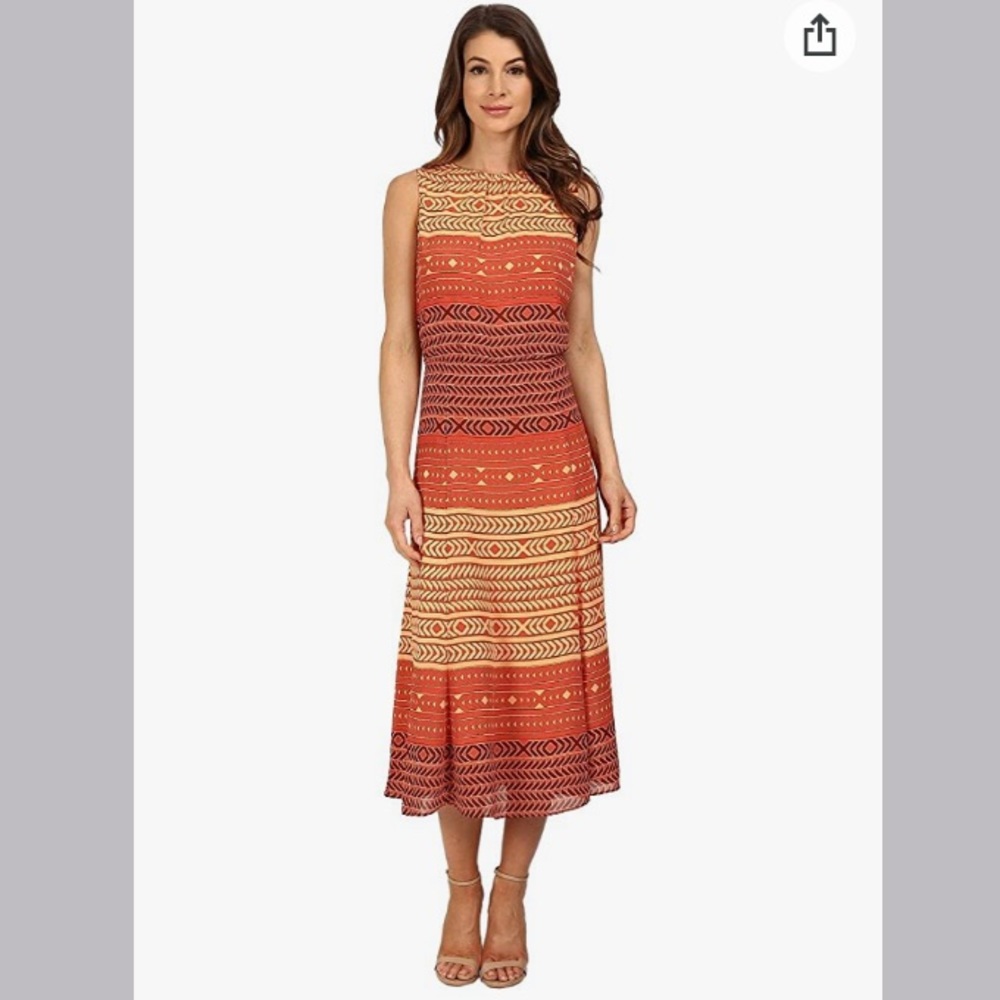 Pendleton Boardwalk Aztec Midi Dress - Gem